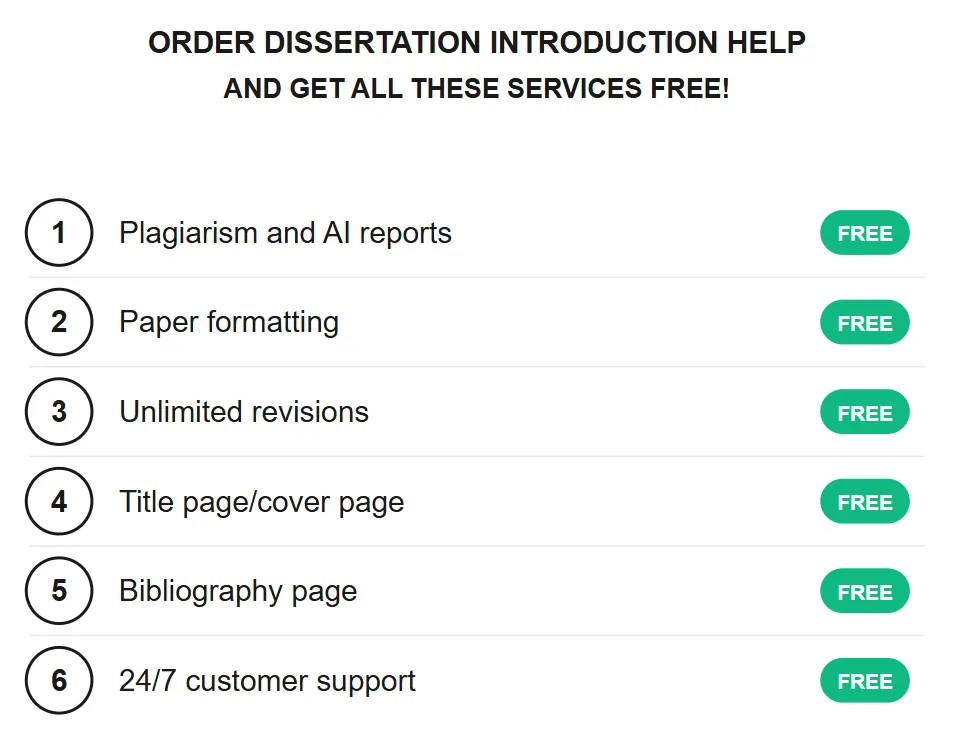 Expert Dissertation Introduction Help from $12 Per Page